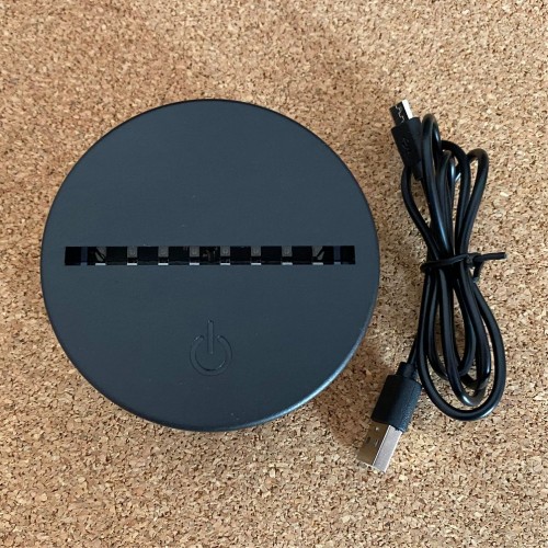 Socle base lumineuse led